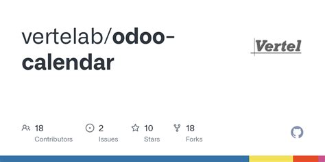 GitHub Vertelab Odoo Calendar