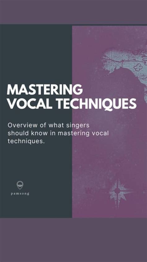 Mastering Vocal Techniques Singing Tips Music Education Song Quotes