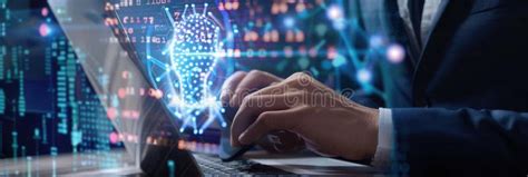 A Cybersecurity Professional Engages With Advanced Data Protection