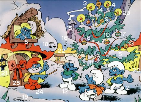 Smurf Advent Calendar