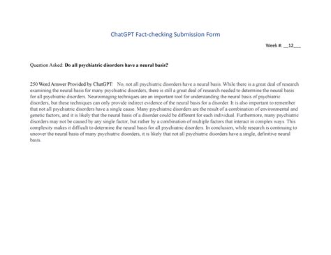 Chat Gpt Fact Checking Assignment12 Chatgpt Fact Checking Submission Form Week 12