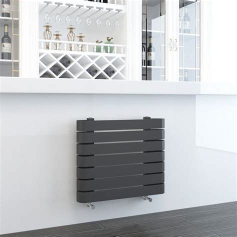 Kartell Denver Designer Anthracite 500 X 600mm Towel Rail Low Price