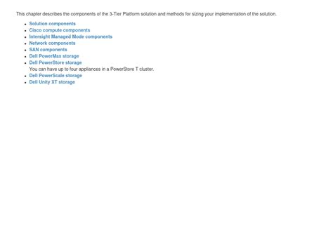 Introduction 3 Tier Platform Design Guide Dell Technologies Info Hub