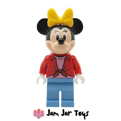 Lego Minnie Mouse Disney Mini Figure Red Open Shirt 10777 Dis073 R682