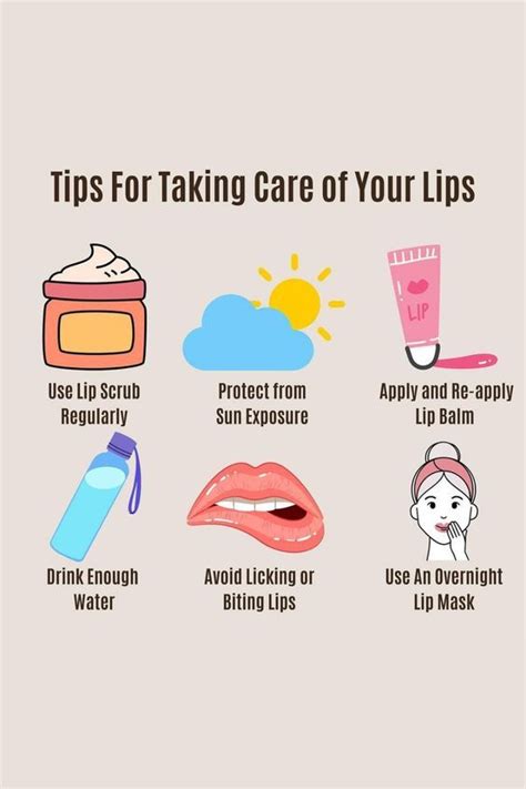 Tips For Taking Care Of Your Lips Lip Care Lip Care Tips Lip Care