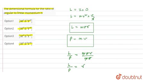 Linear Momentum Formula