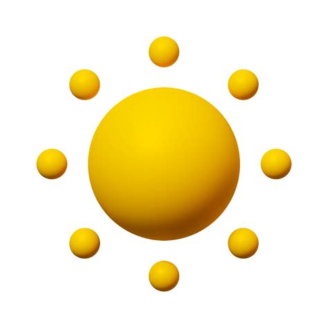 3d Minimal Weather Forecast Concept Clear Sky In The Morning Weather