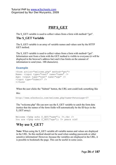 Php Tutorialw3schools Pdf