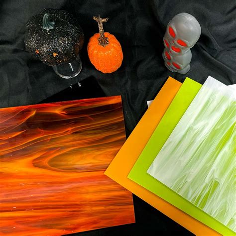 Halloween Sampler Glass Kit Oceanside 96 Coe Sw Art Glass