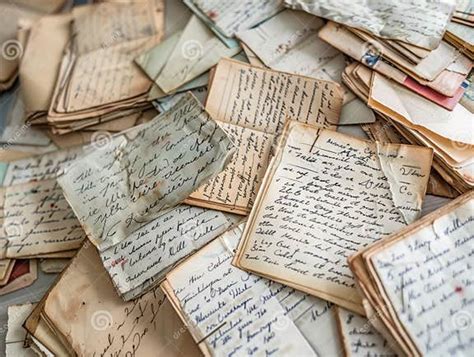 A Series Of Handwritten Letters Transitioning Into Typed Emails Illustrating The Digitization