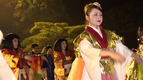 本場鶴崎踊大会2017 1日目 猿丸太夫 その2 YouTube