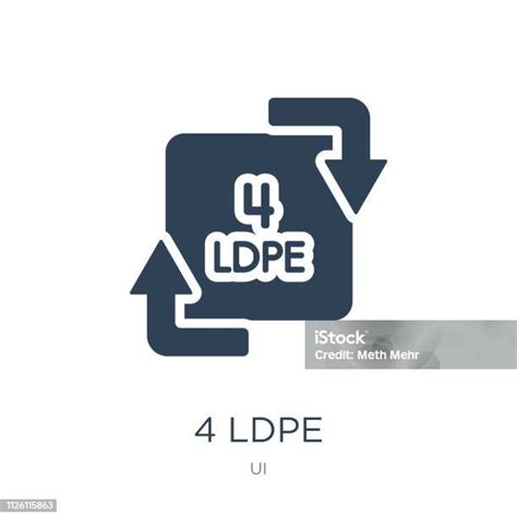 흰색 바탕에 4 Ldpe 아이콘 벡터 4 Ldpe 유행 가득 Ui 컬렉션 4 Ldpe 벡터 일러스트 레이 션에서 아이콘 0명에