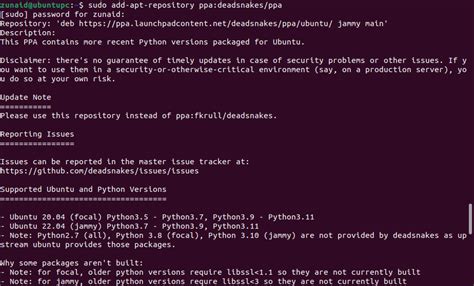 How To Install The Latest Python Version On Ubuntu Linux Guidantech