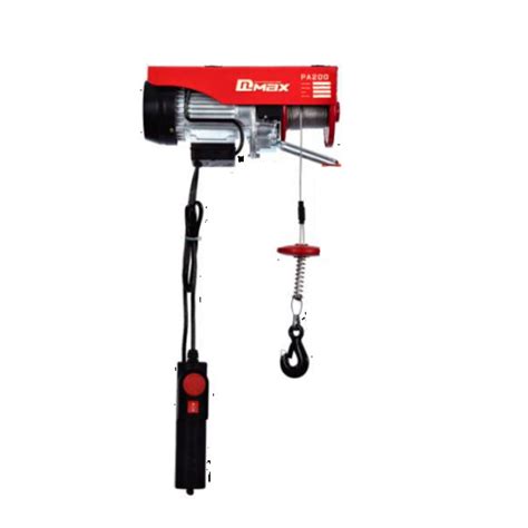 Tecle Electrico 1 Ton 220v Pa1200 Piola Acero 20mts Van Beek Rentals