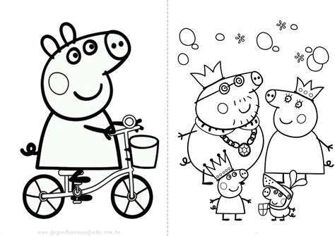Peppa Pig para Colorir e Imprimir Muito Fácil Colorir e Pintar