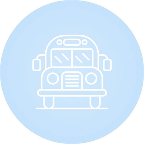 School Bus Vector Icon 16354347 Vector Art At Vecteezy