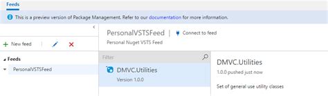 Nuget Vsts Package Management Package Description Not Showing In Vs 2015 Stack Overflow