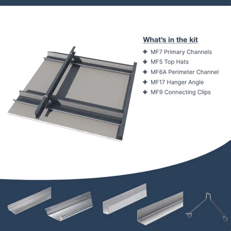 All In One MF Ceiling System Gridwork Kit Ceiling Tiles UK