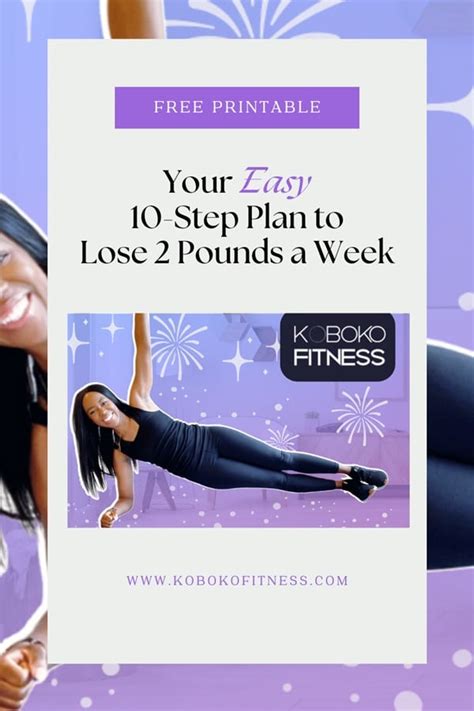 Lose 2 Pounds A Week Easy 10 Step Plan Koboko Fitness