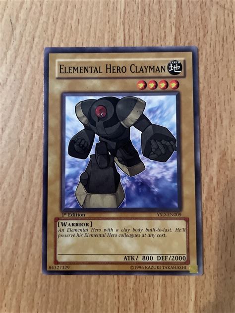 Elemental Hero Clayman Alternate Art