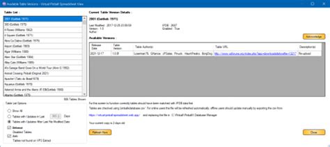 Pinballx Database Manager Utilities Spesoft Forums