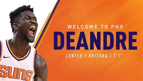 Suns Select Deandre Ayton With First Overall Pick Of 2018 Nba Draft Phoenix Suns