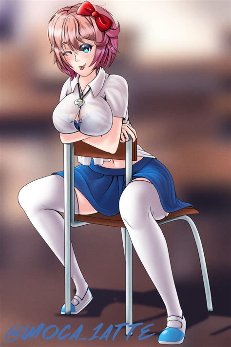 Moca 1atte Sayori Doki Doki Literature Club Doki Doki Literature