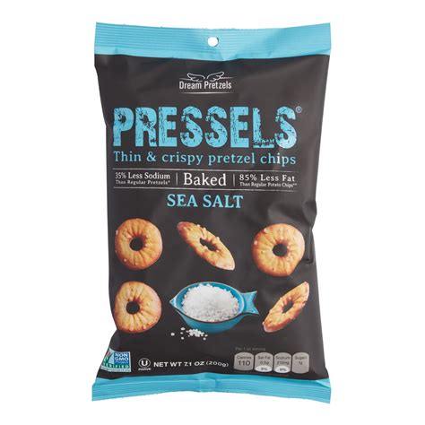 Pressels Sea Salt Pretzel Chips Set Of 2 World Market