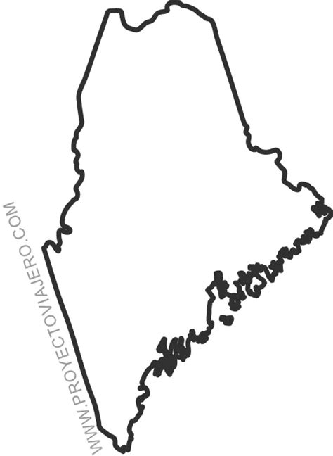 Maine Estados Unidos Mapa E Información Proyecto Viajero