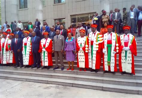 Cour Constitutionnelle Auguste Iloki Et Les Autres Membres De La Cour