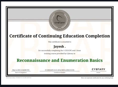 Cybersecurity Penetrationtesting Reconnaissance Enumeration