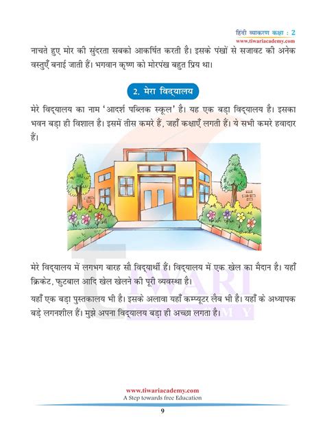 कक्षा 2 हिंदी व्याकरण अध्याय 13 निबंध लेखन अनुच्छेद लेखन कहानी लेखन