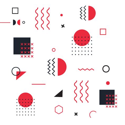 Free Red Geometric Vector Template To Edit Online