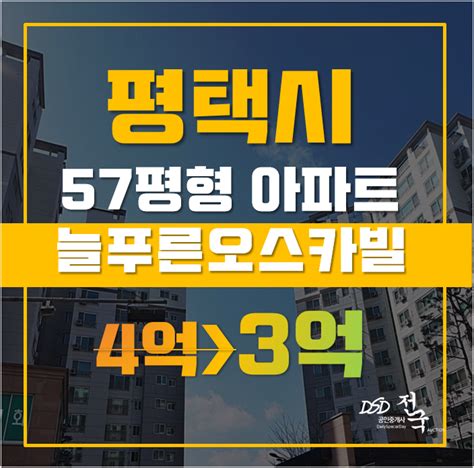 평택아파트경매 팽성읍 송화리 늘푸른오스카빌 57평형 3억 매매 네이버 블로그