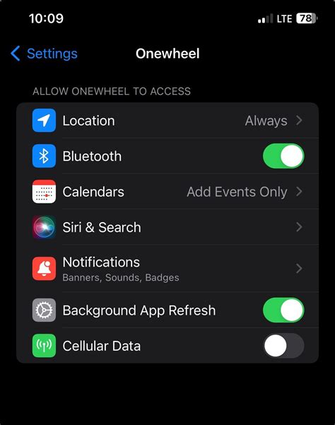 avoid firmware update by disabling ow app from accessing cellular data