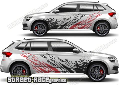 Skoda Kamiq 001 Mud Splatter Graphics Street Race Graphics