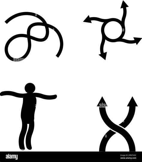 Flexible Icon Flexibility Symbol Vector Illustration Design Stock