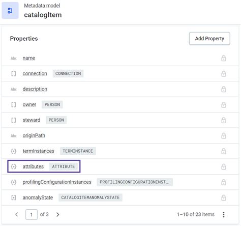 Metadata Property References Ataccama One