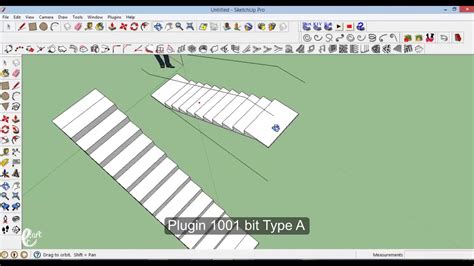 Tutorial Manual And Plugin Create Stair Tutorial Sketchup Youtube