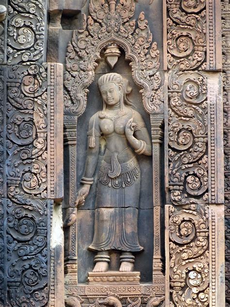 Angkor Temple Banteay Srei Free Photo On Pixabay