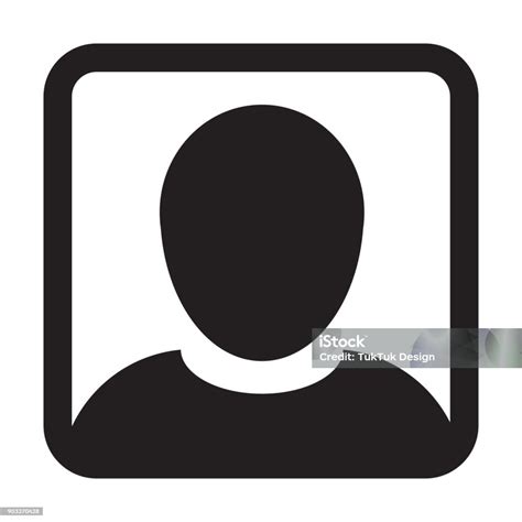Gebruiker Pictogram Vector Mannelijke Persoon Symbool Profiel Avatar