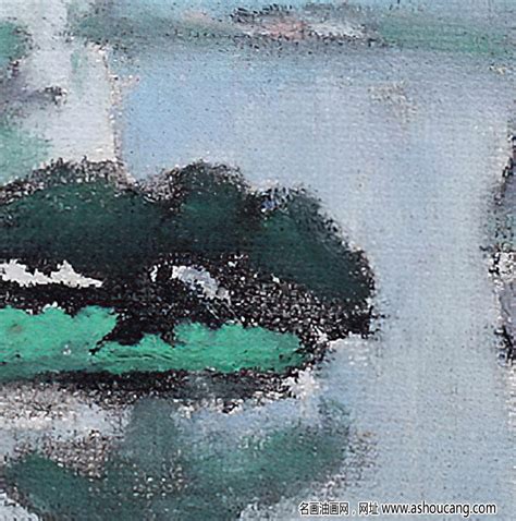 涂克油画 漓江春雾 高清大图下载 名画油画网