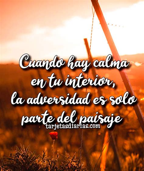 Cuando Hay Calma Interior La Adversidad Es Solo Parte Del Paisaje