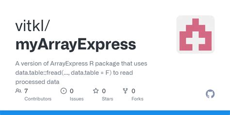 github vitkl myarrayexpress a version of arrayexpress r package that