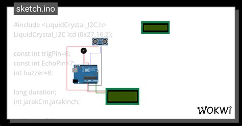 Sensor Ultrasonik Wokwi Esp32 Stm32 Arduino Simulator