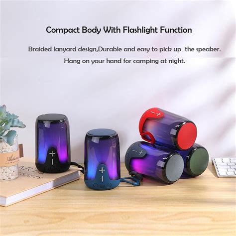Enceinte Bluetooth RGB Portable Son TWS