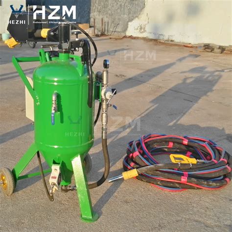 Portable Dustless Water Wet Sand Blasting Machine Sand Blaster Pot