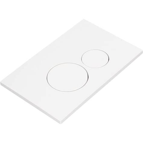 Panneau de bouton de chasse d eau de toilette panneau de réservoir d eau carré ABS Double