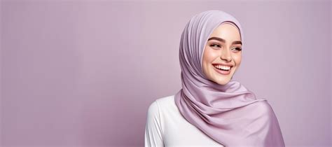 Premium Photo Young Malay Muslim Wearing Hijab Smiling With Copy Space