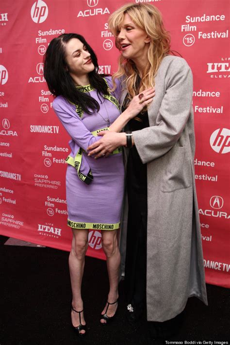 Frances Bean Cobain And Courtney Love Attend Kurt Cobain Documentary